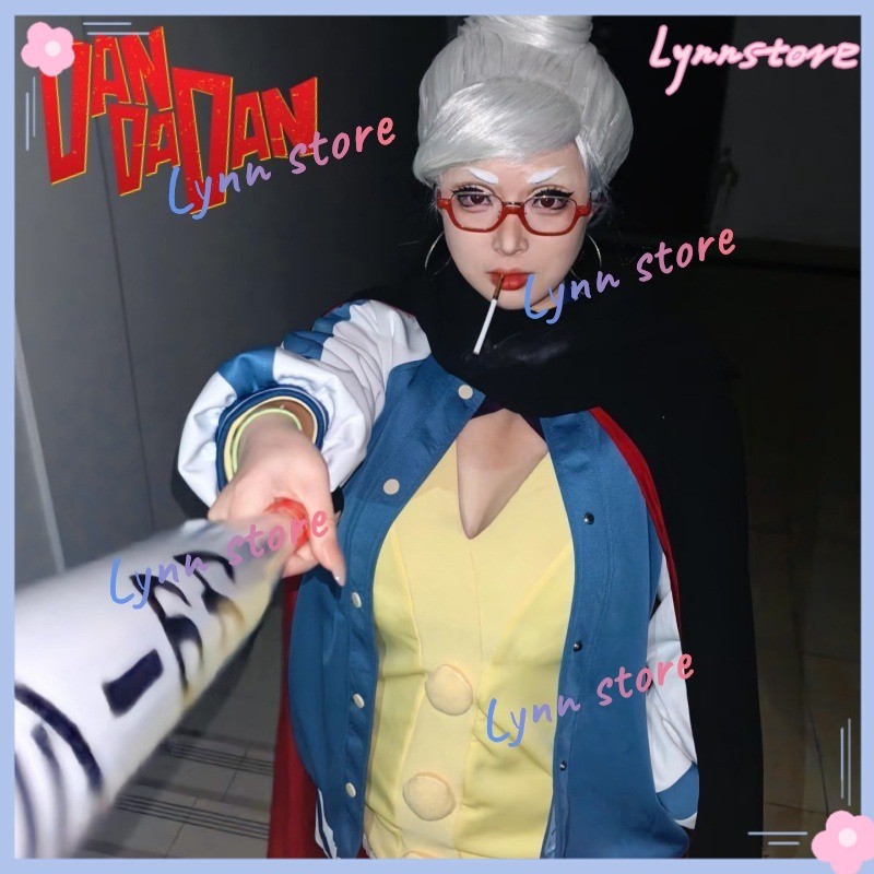 Anime DANDADAN SEIKO AYASE Cosplay Costume Baseball SANTA DODORIA ...