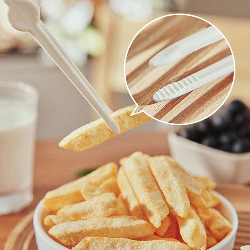 [ety] Snack Finger Chopsticks Portable Potato Chip Tongs Salad Food ...