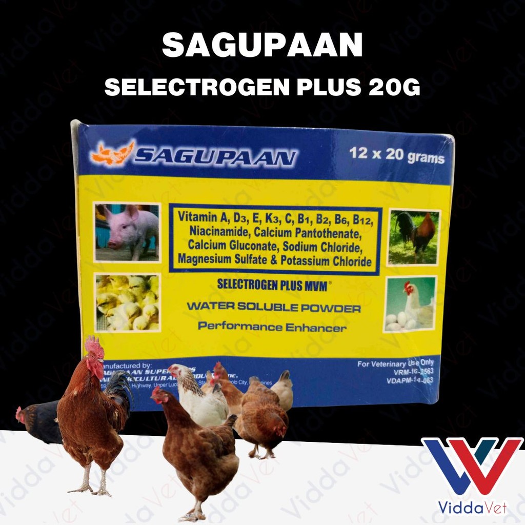Sagupaan Selectrogen Plus 20g Suporta ng Electrolyte at Bitamina para ...