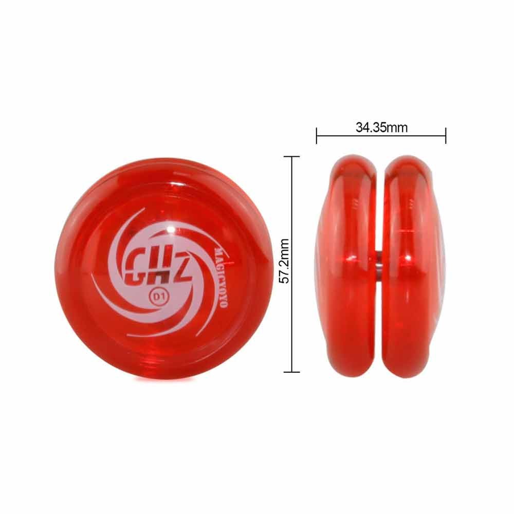 Magic Yoyo D1 Poly Carbonate Plastic Loop Yo-yo Narrow Plain Shaft Star ...