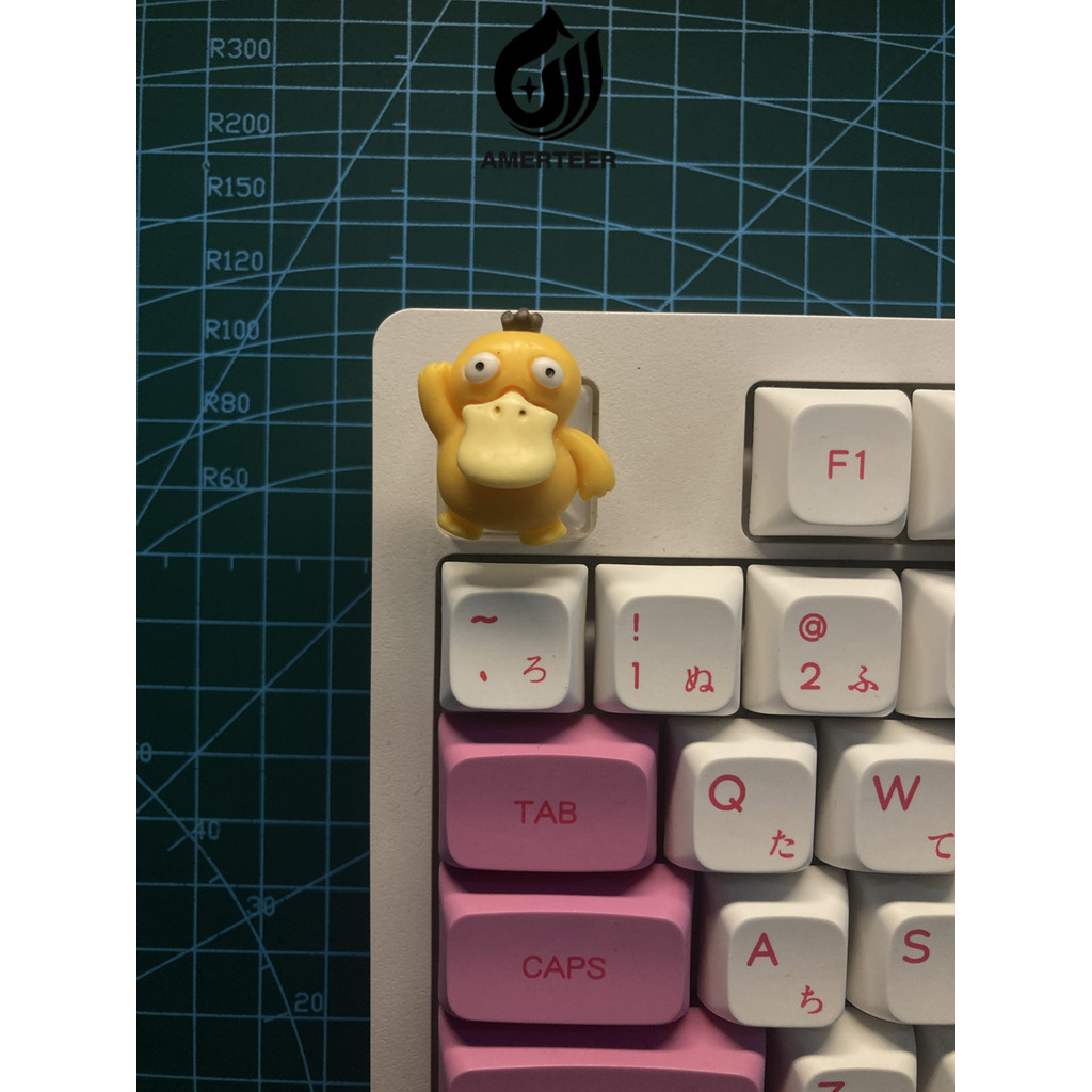 Amerteer Handmade Keycap Psyduck Cute keycap for MX switch Mechanical keyboard | Shopee Philippines