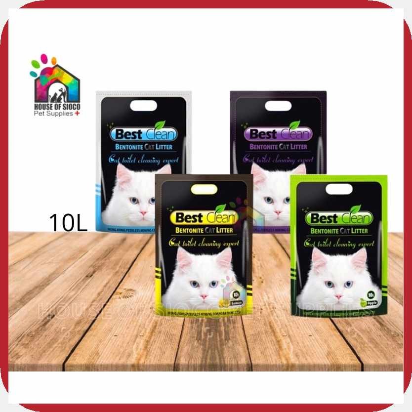 Best*ed+Clean&i$Bentonite)U}Cat>p}Litter>a}10L | Shopee Philippines