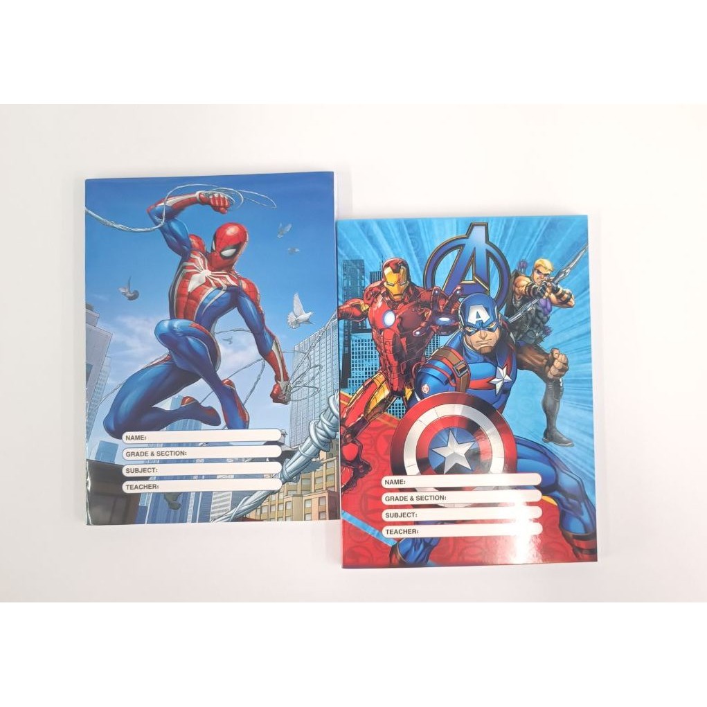 JF Notebook Composition And Writing Notebook Spiderman and Avengers ...