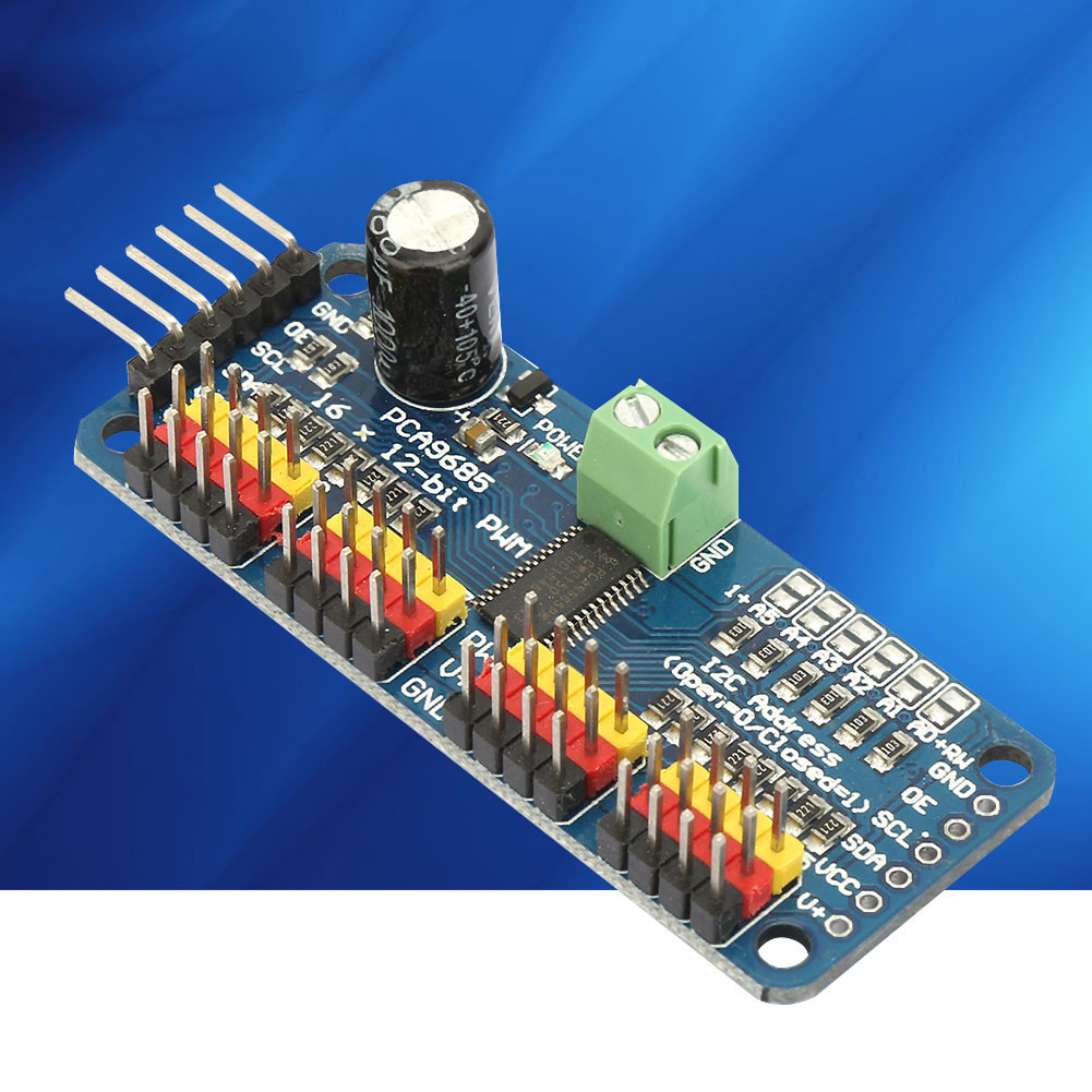 Buybybuy PCA9685 16 Channels 12Bit PWM Servo Shield Motor Driver I2C ...
