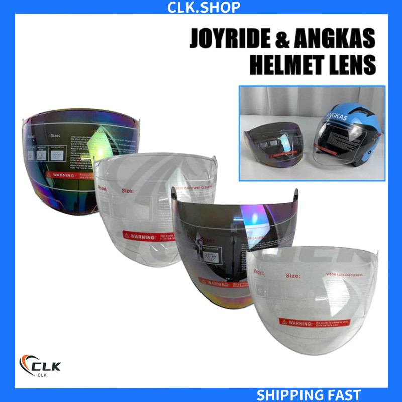 JOYRIDE and ANGKAS Visor Clear/Tinted Motorcycle Helmet Lens | Shopee ...