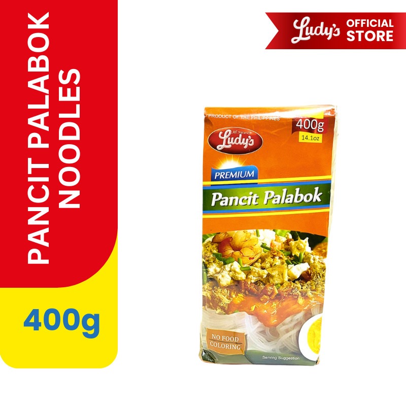 LUDY'S Pancit Palabok 400g Special Palabok Cornstarch Noodles Pinoy ...