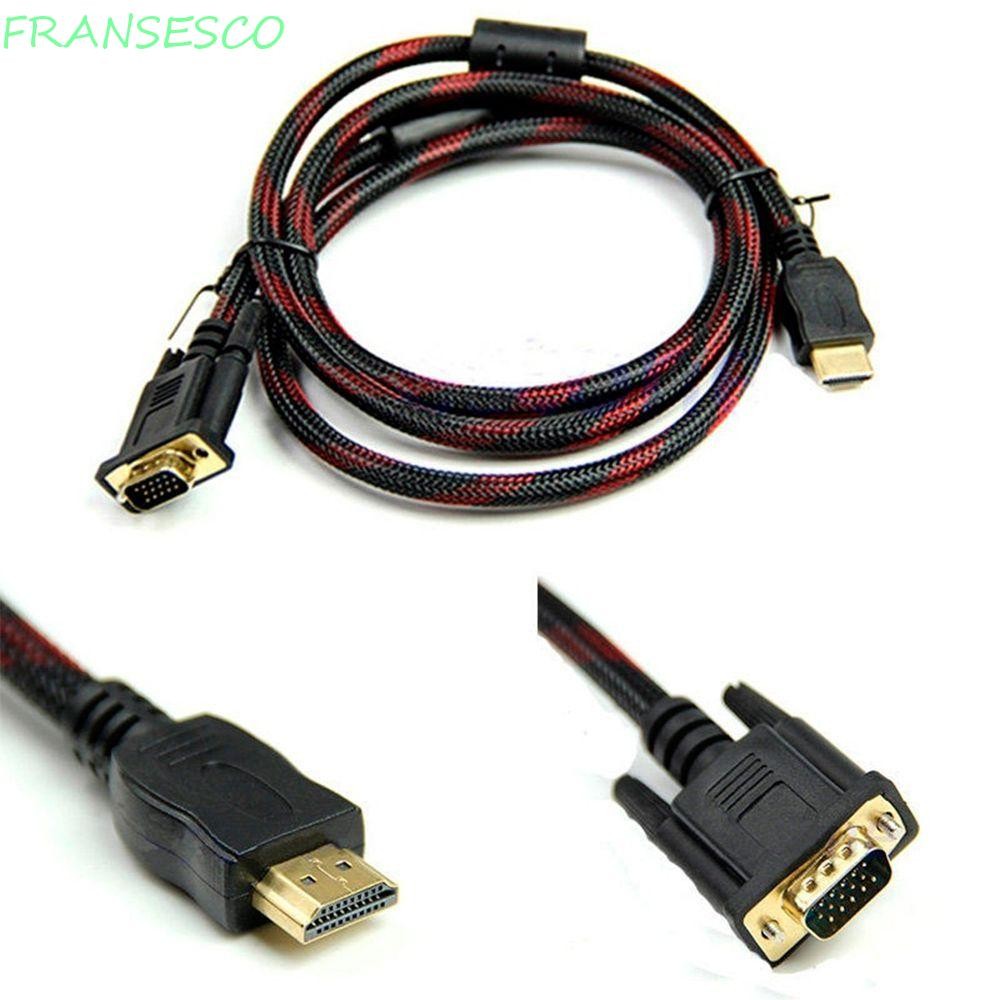 FRANCESCO HDMI To VGA PC BG Full Cable for 15 Pin 1080P Male Best ...