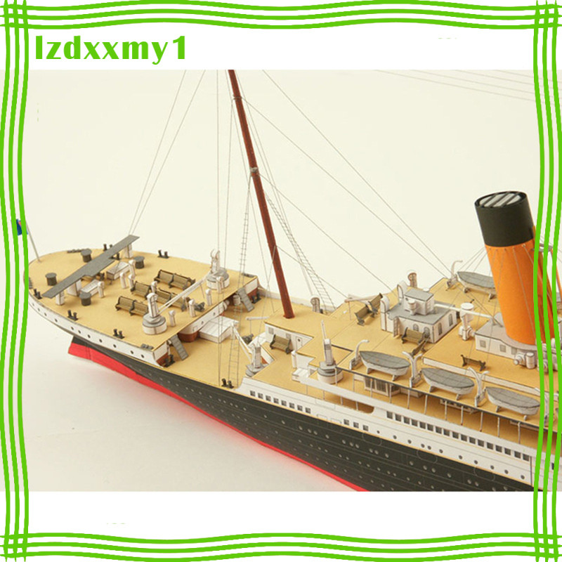 [ 1/400 British Titanic Ship DIY Puzzle Assemble Paper Model Kit ...
