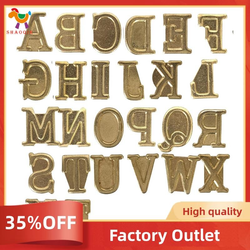 26pcs Hot-Stamps Uppercase Alphabet Set for Branding and ...