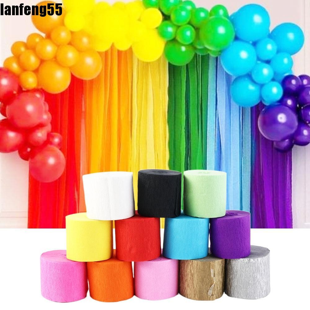 LANFENG Crepe Paper Photography Backdrops For Wedding Handmade Baby ...