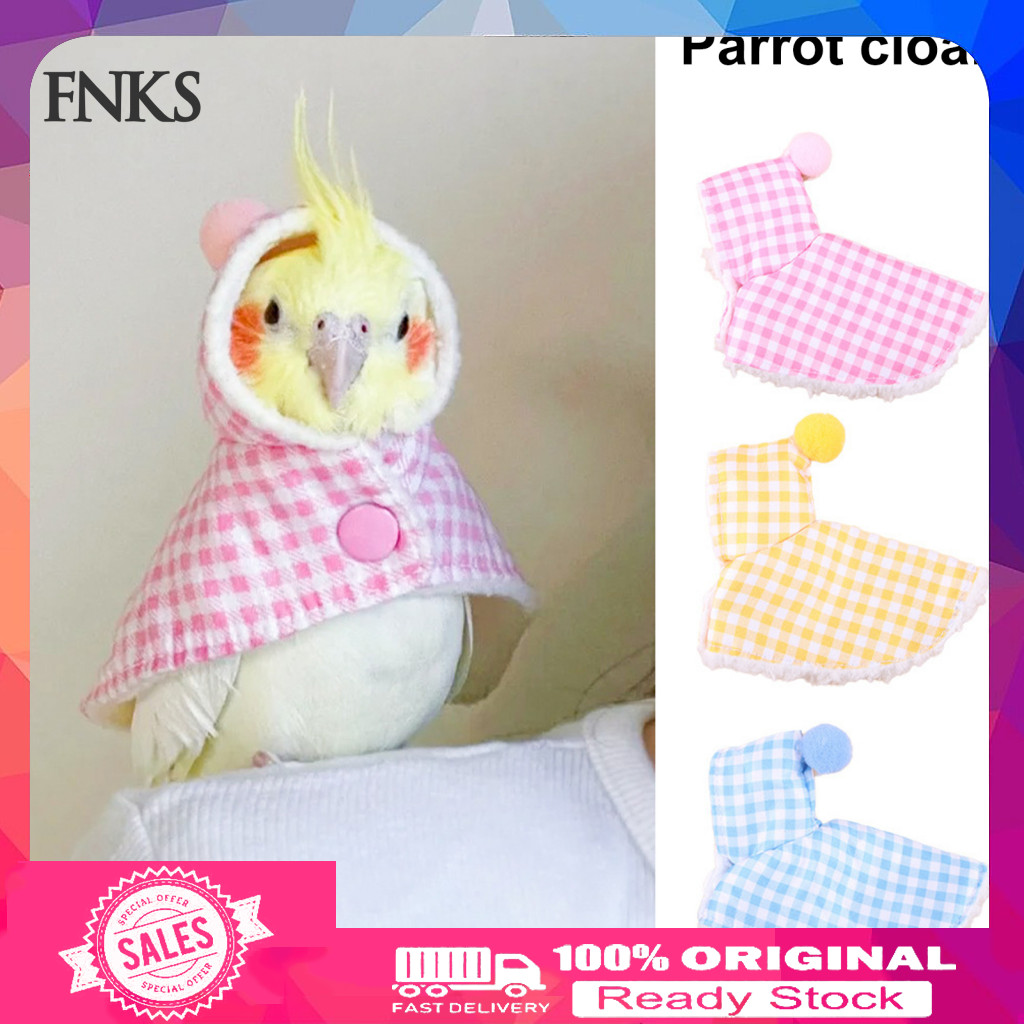 [Ready stock] Parrot Shawl Feathered Friend Cloak Adorable Winter Bird ...