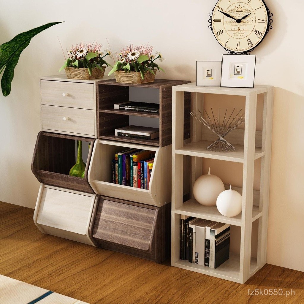 Storage Cabinet Small Bookshelf SAOJ Combination#Small Cabinet Korean ...