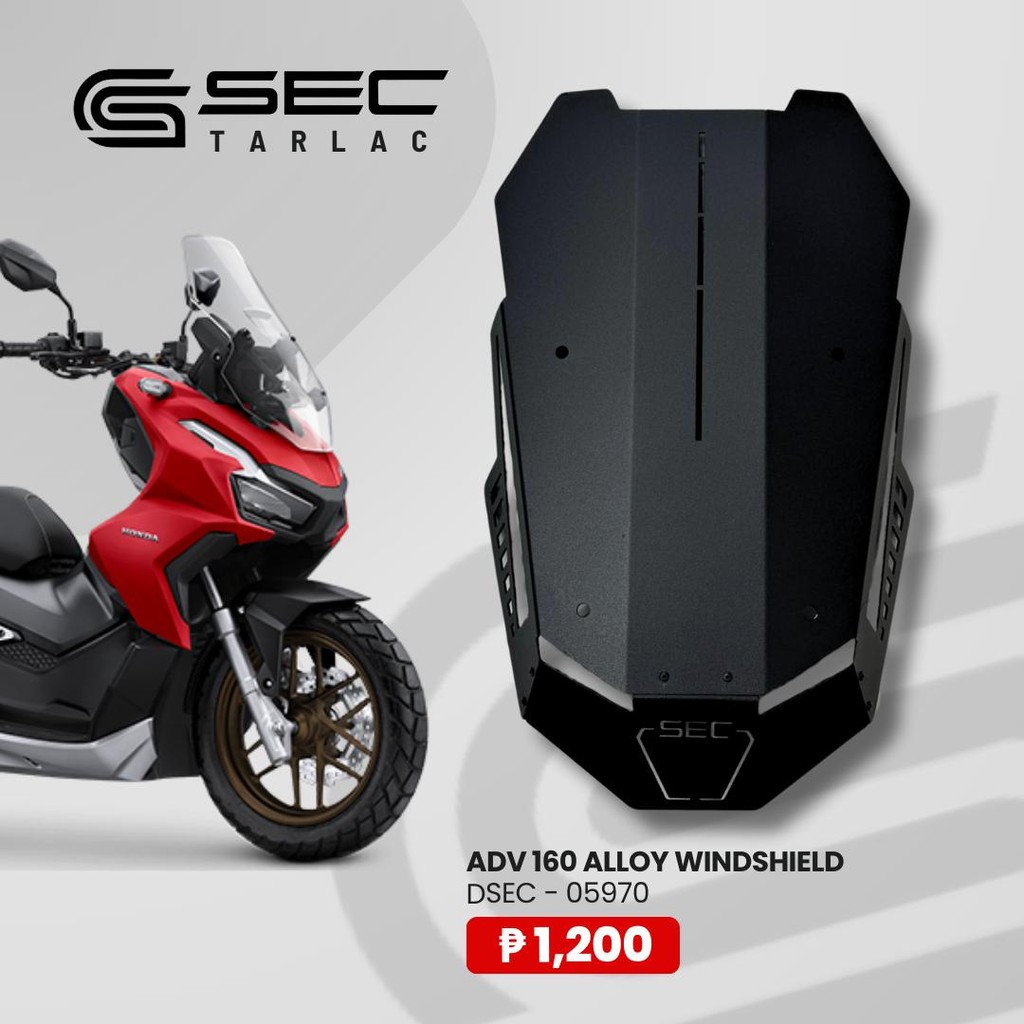 SEC ADV 160 ALLOY WINDSHIELD | Shopee Philippines