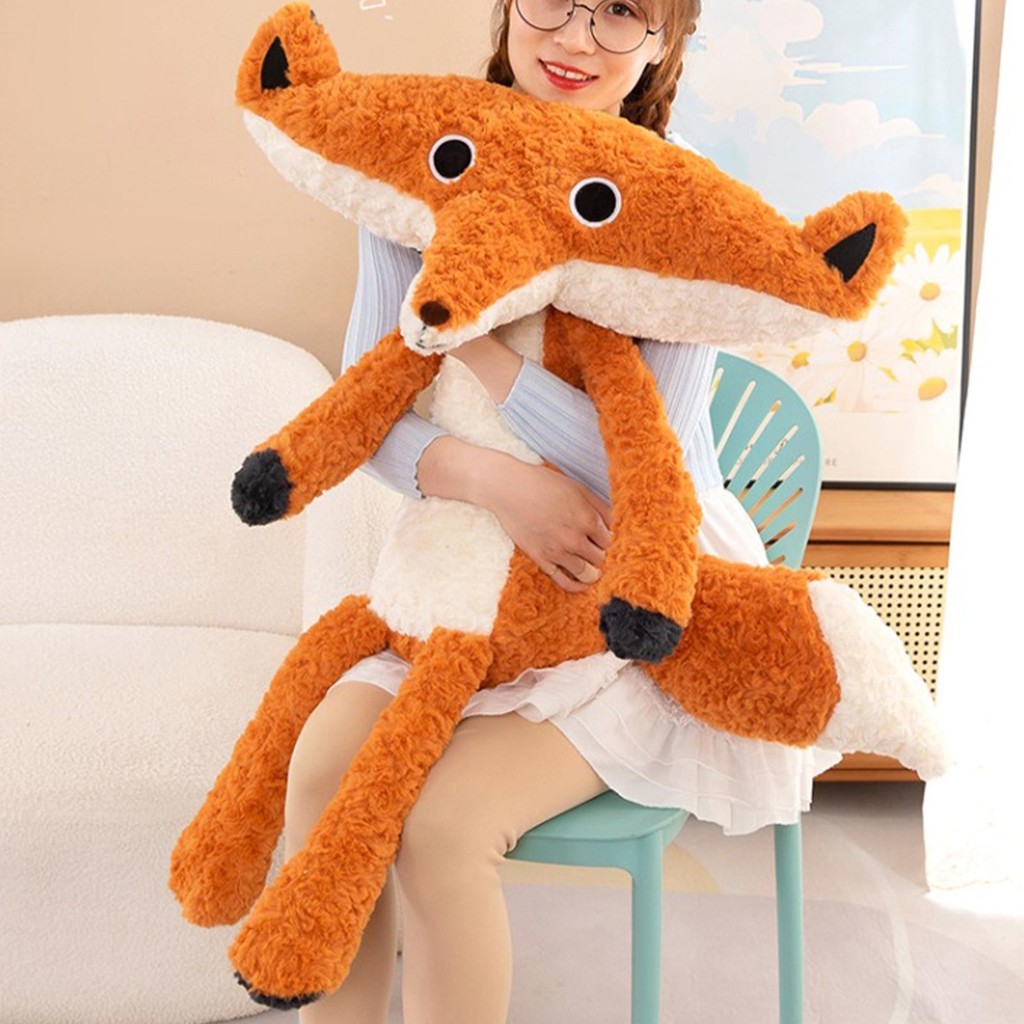 Fox Stuffed Animal Stuffed Plushies Realistic Companion Plush for ...