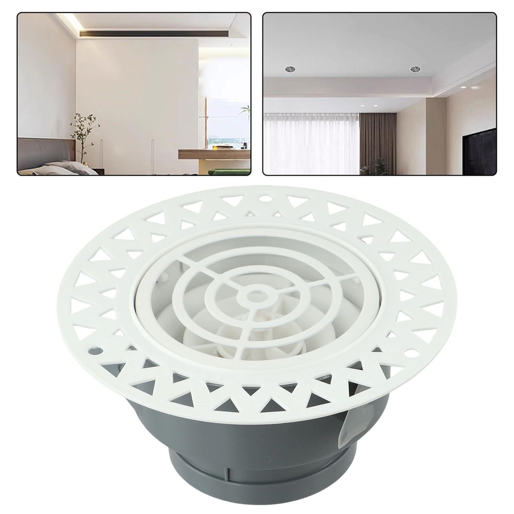 Stylish Round Air Vent Cover for Kitchen Bathroom Ceiling Installation ...