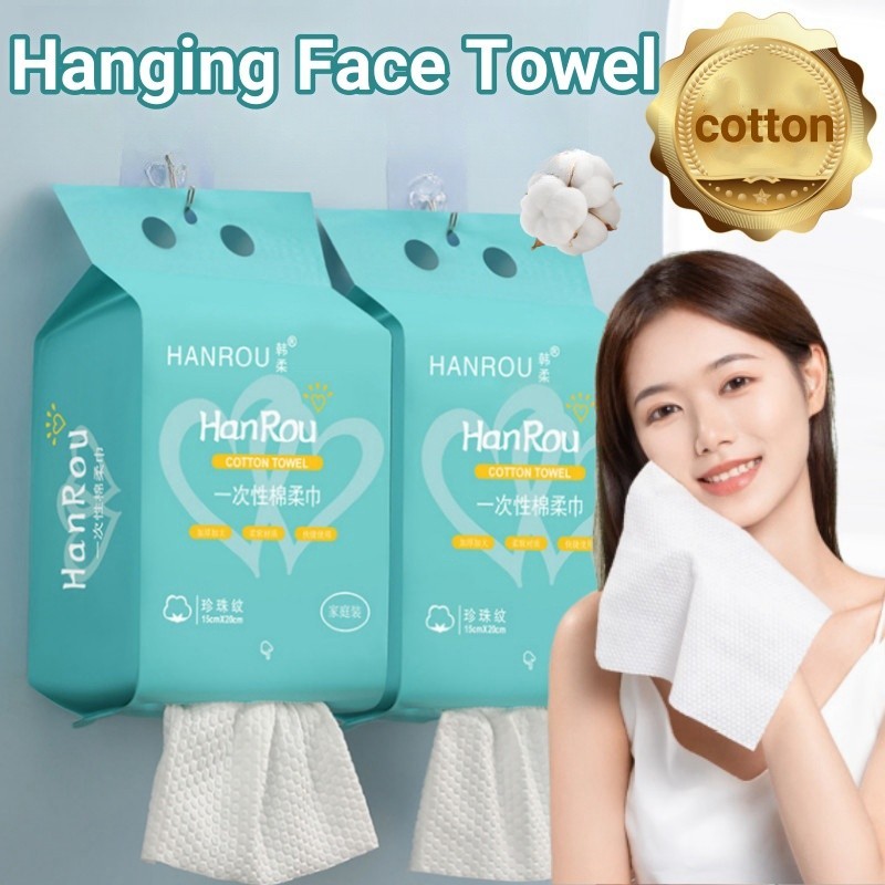 Hanging Disposable Facial Tissue Cotton Makeup Remover Tissue Soft ...