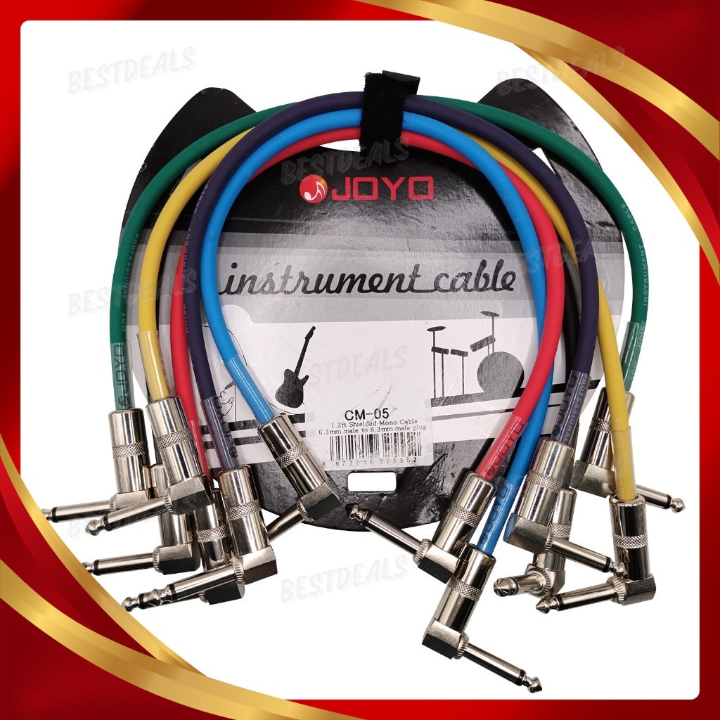 Joyo CM-05 Shielded Mono patch guitar Cable (Set) | Shopee Philippines