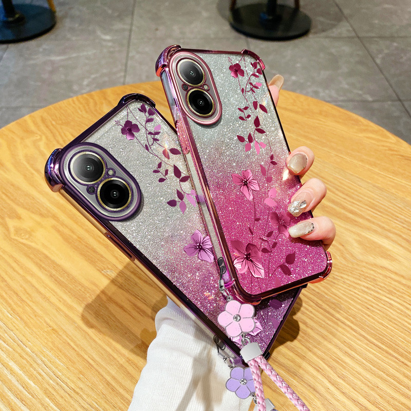 For Xiaomi Redmi A5 4G Poco C71 Climbing Vine Plant with Flower Hanging ...