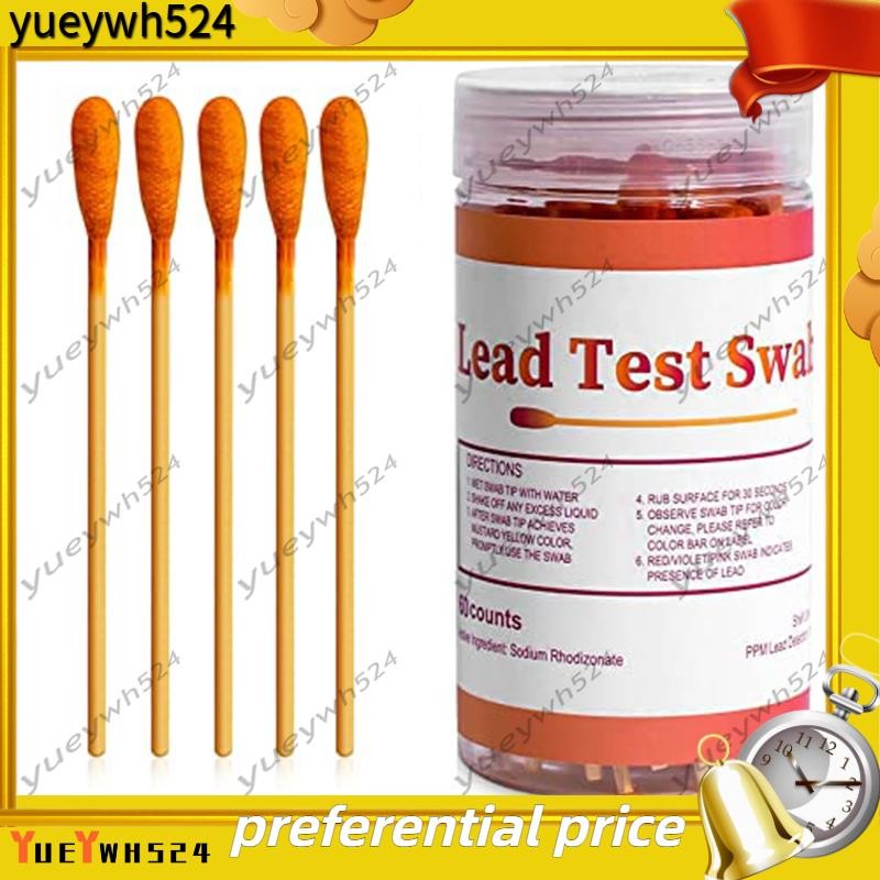 【yueywh524】Lead Paint Test Swabs Kit 60 Pcs Lead Test Kit Swabs Lead ...