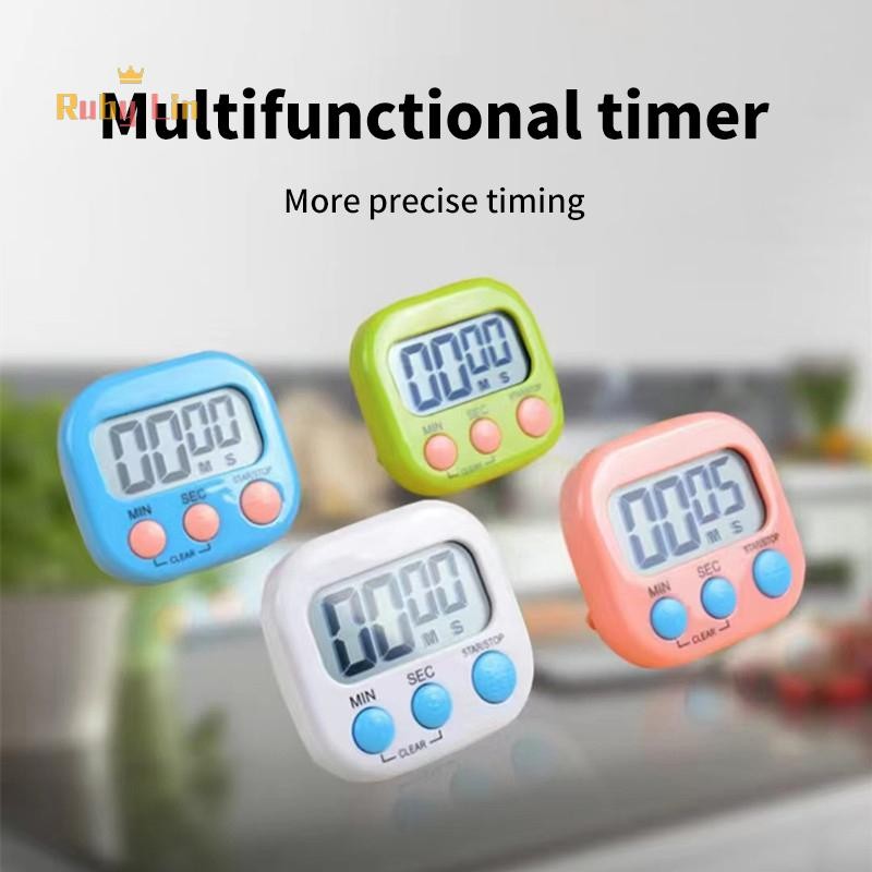 Ruby Lin Timer Gym Kitchen Reminder Electronic Timer Digital Stopwatch ...