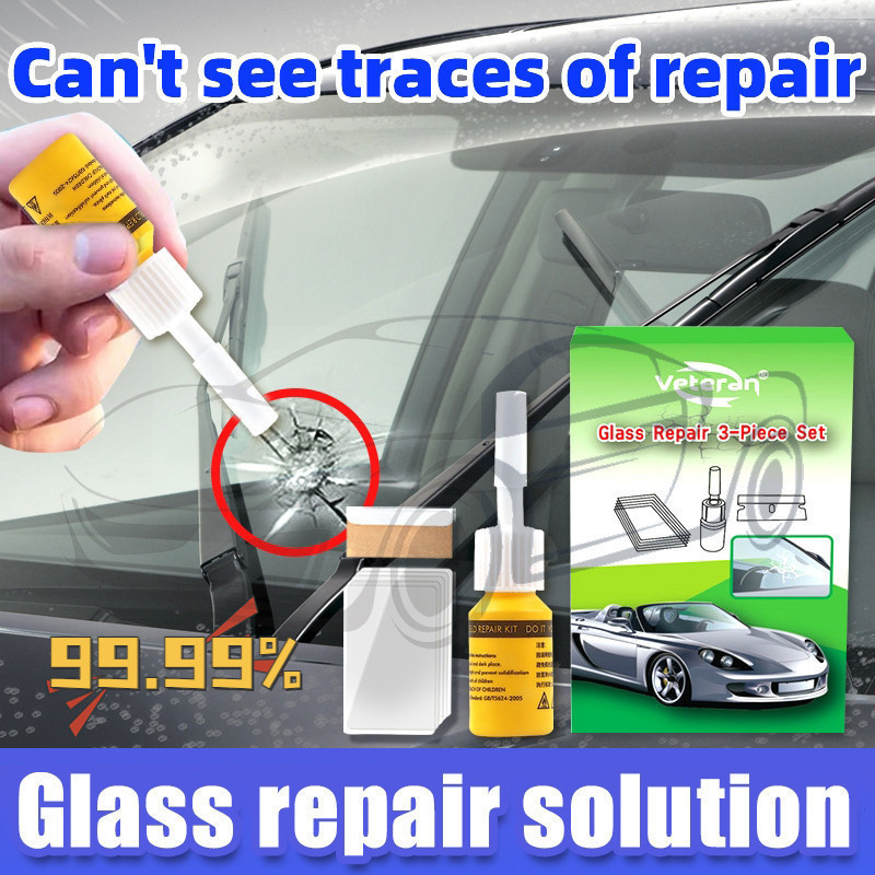 99.99% Successful repair rate Glass crack repairWindscreen crack repair ...