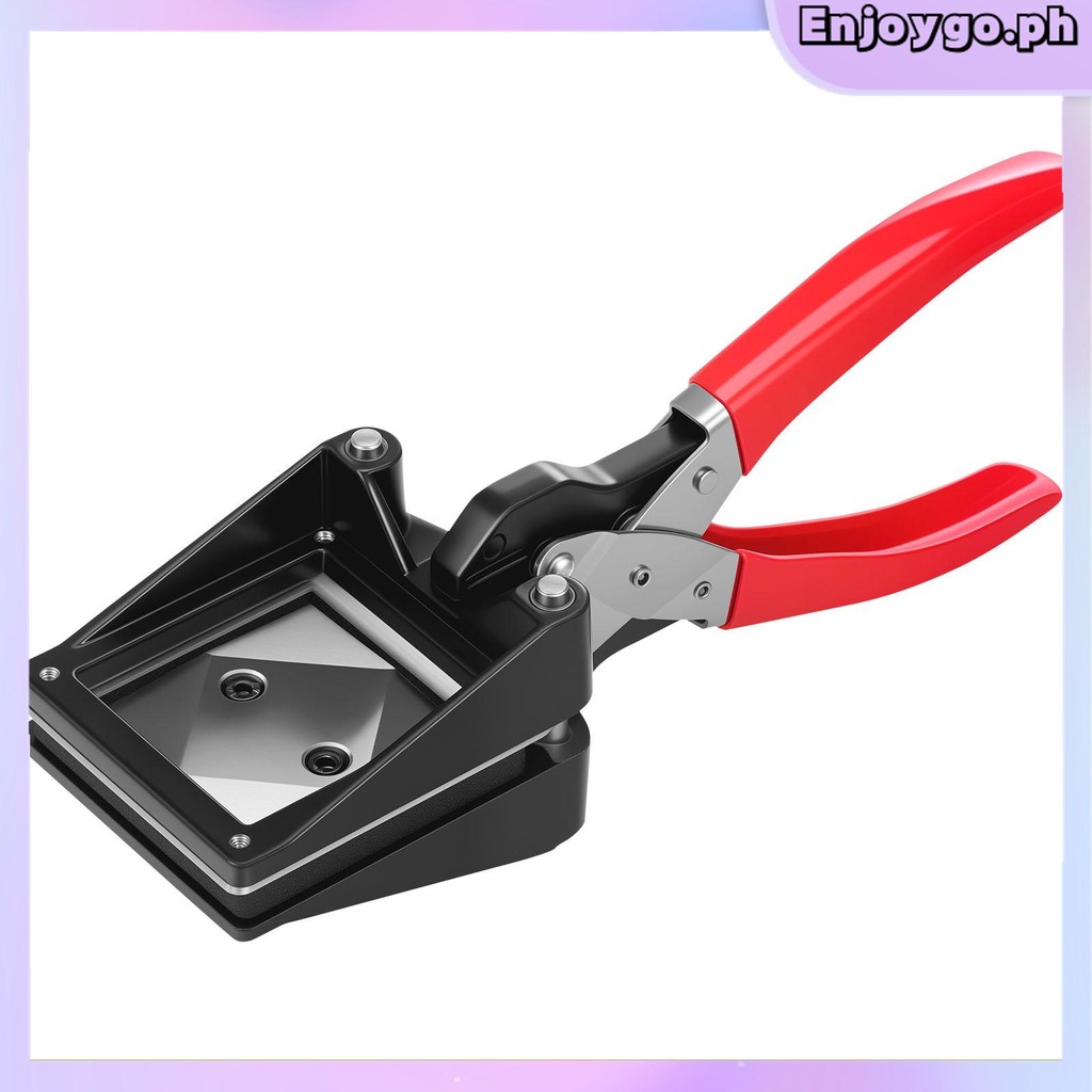 Black Metal Photo ID Die Cutter Portable Punch Picture Cutter for ...