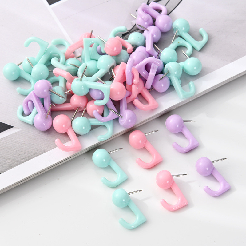 Push Pins Thumb Tacks Pastel Color Cork Board Pins for DIY Wall Decor ...