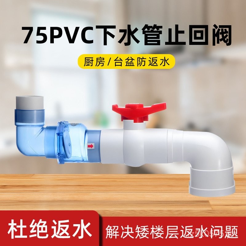 Transparent Anti-Backflow One-Way Drainage Basin Anti-Backflow Device ...