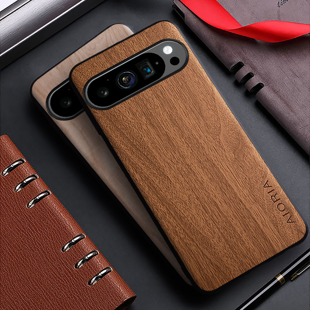 Case for Google Pixel 9 Pro XL 8 7 6 5 Pro 8A 7A 6A 5A 4A bamboo wood ...