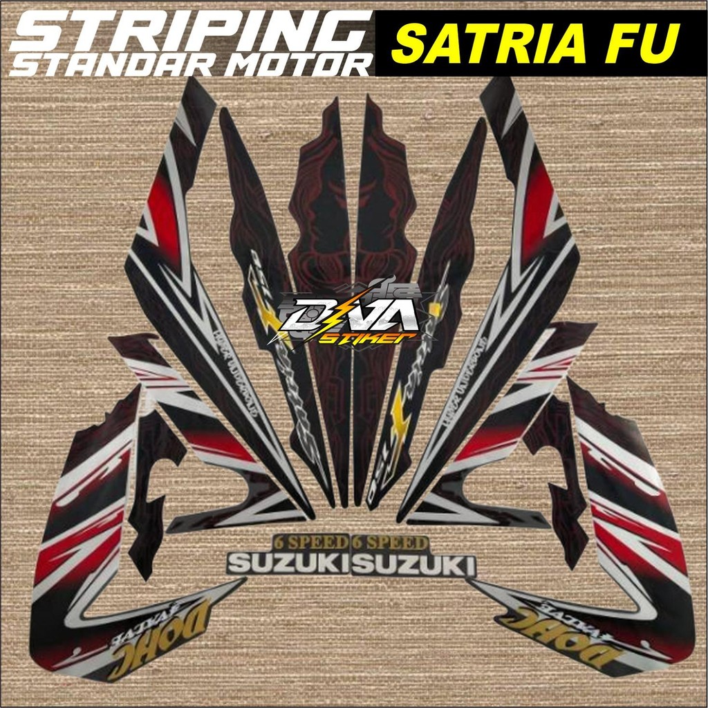 Striping Suzuki Satria FU F 150 2011 Barong Black List of Quality ...