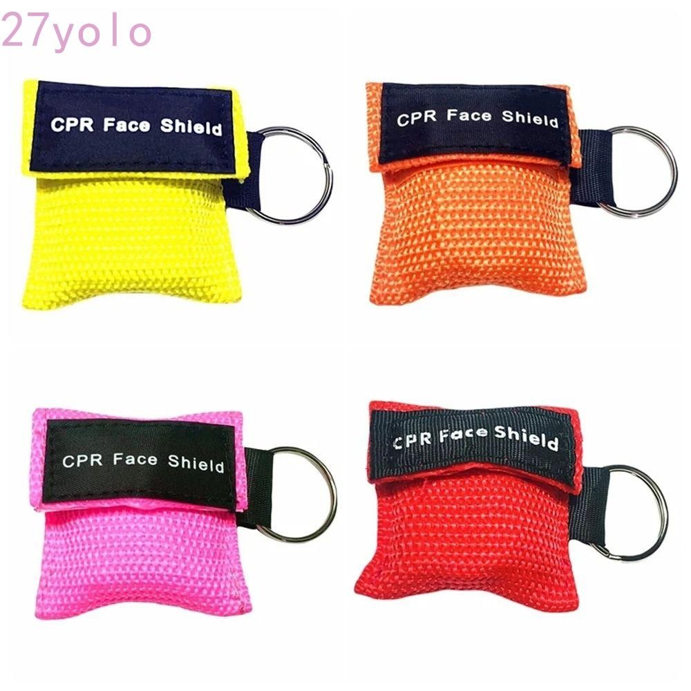YOLO CPR Mask, Disposable One-way Valve Emergency Face Shield ...