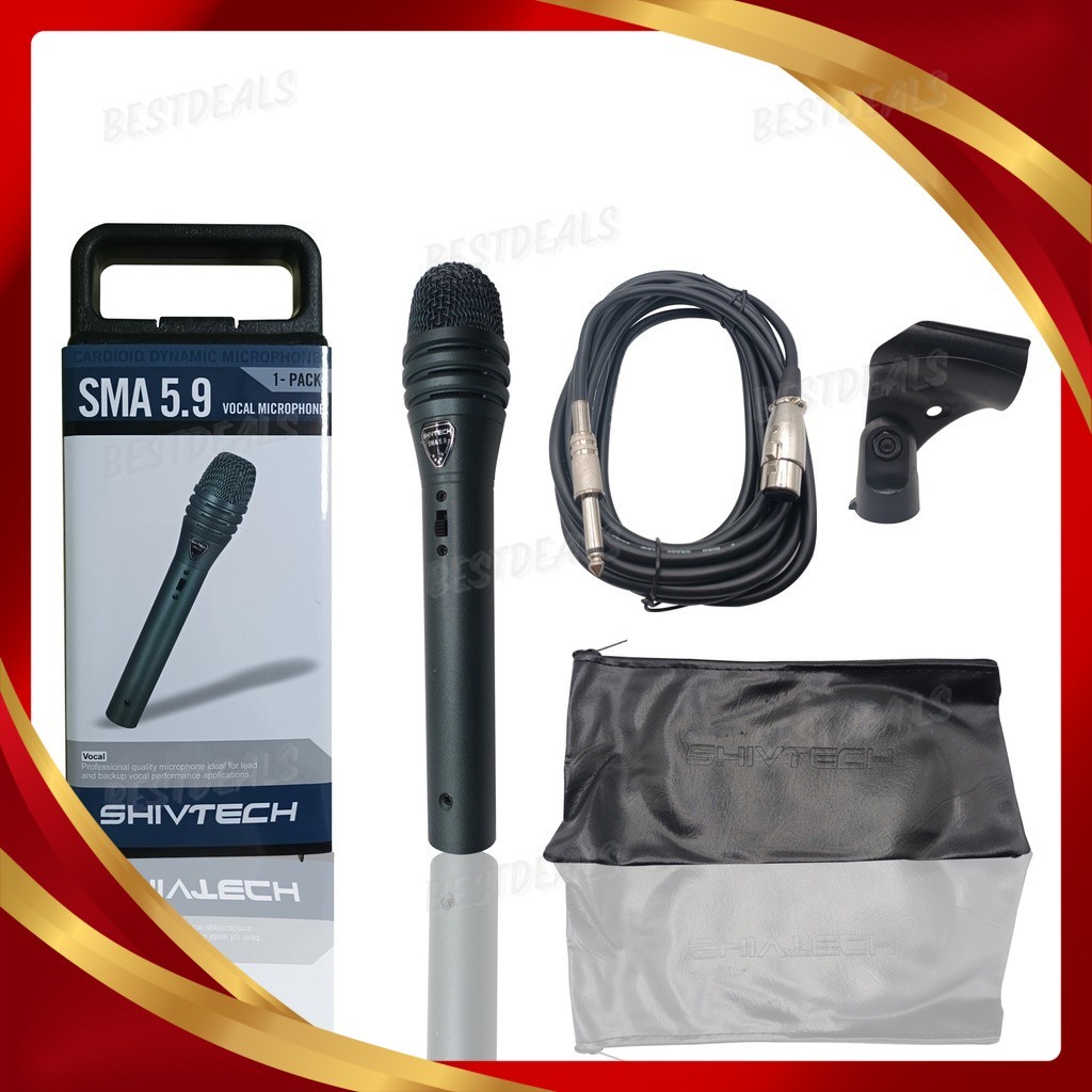 Shivtech Cardioid Dynamic Microphone SMA5.9 (Dynamic Microphone ...
