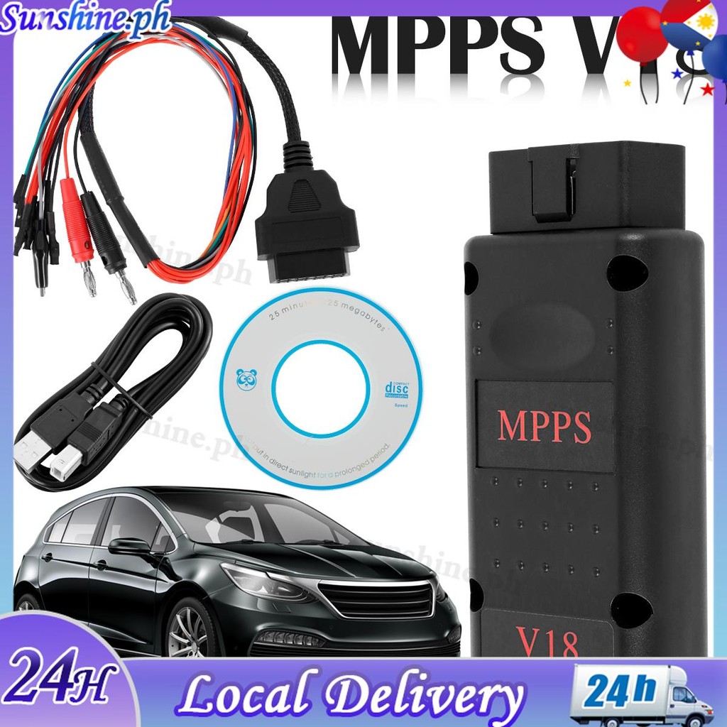 MPPS SMPS V18 ECU Programming Tool Professional Tricore Cable ...