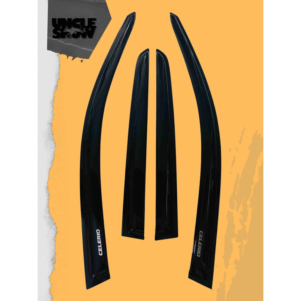 Rain Visor Suzuki Celerio 2016 2017 2018 2019 2020 2021 Window Guard ...