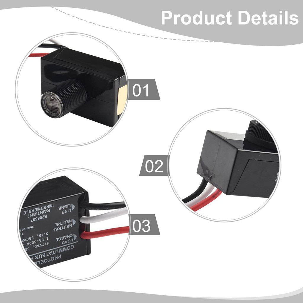 Sleek Design Photocell Sensor for Modern Outdoor Lighting Applications ...