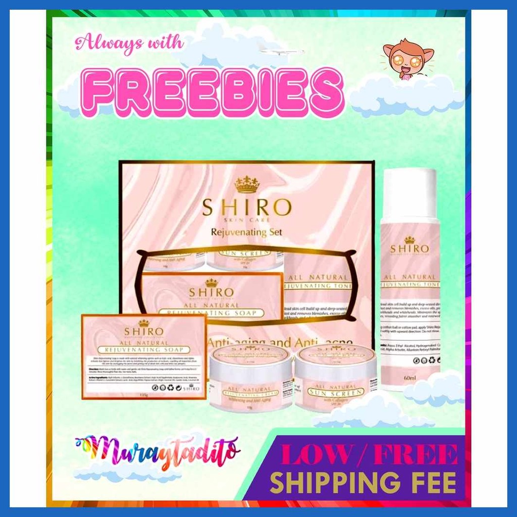 SHIRO[xz[REJUVENATING?r{SET | Shopee Philippines