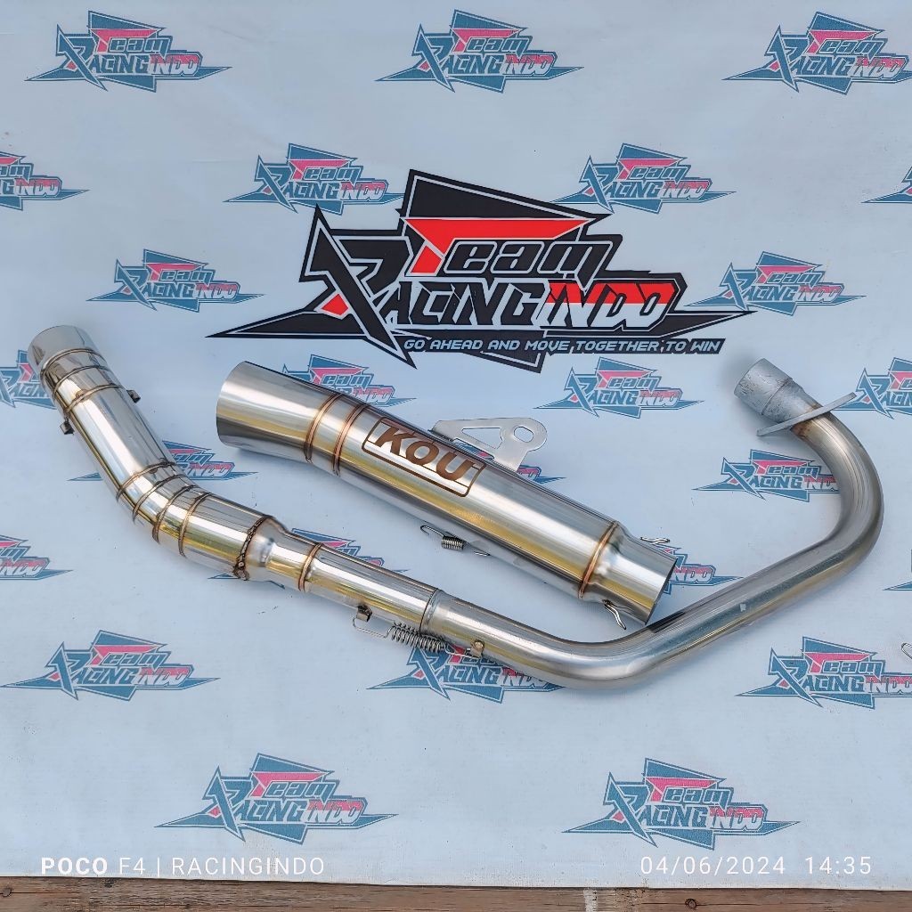 Open pipe Kou Mahachai superrr open exhaust pipe Canister 51mm 1 set ...