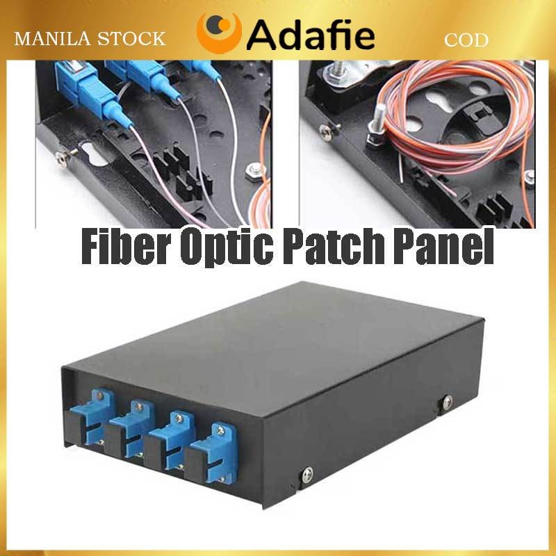 Full Loaded 4 Core Fiber Patch Panel SC LC ST FC FTTH Drop Cable Fiber ...