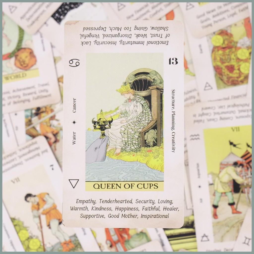 Tarot Divination Cards 78 Before English Vision Oracle Deck Cards ...