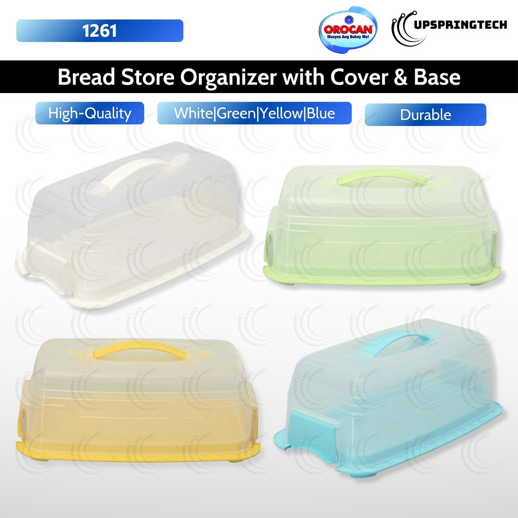 Orocan Bread Store Organizer with Cover & Base | Durable Kitchen ...