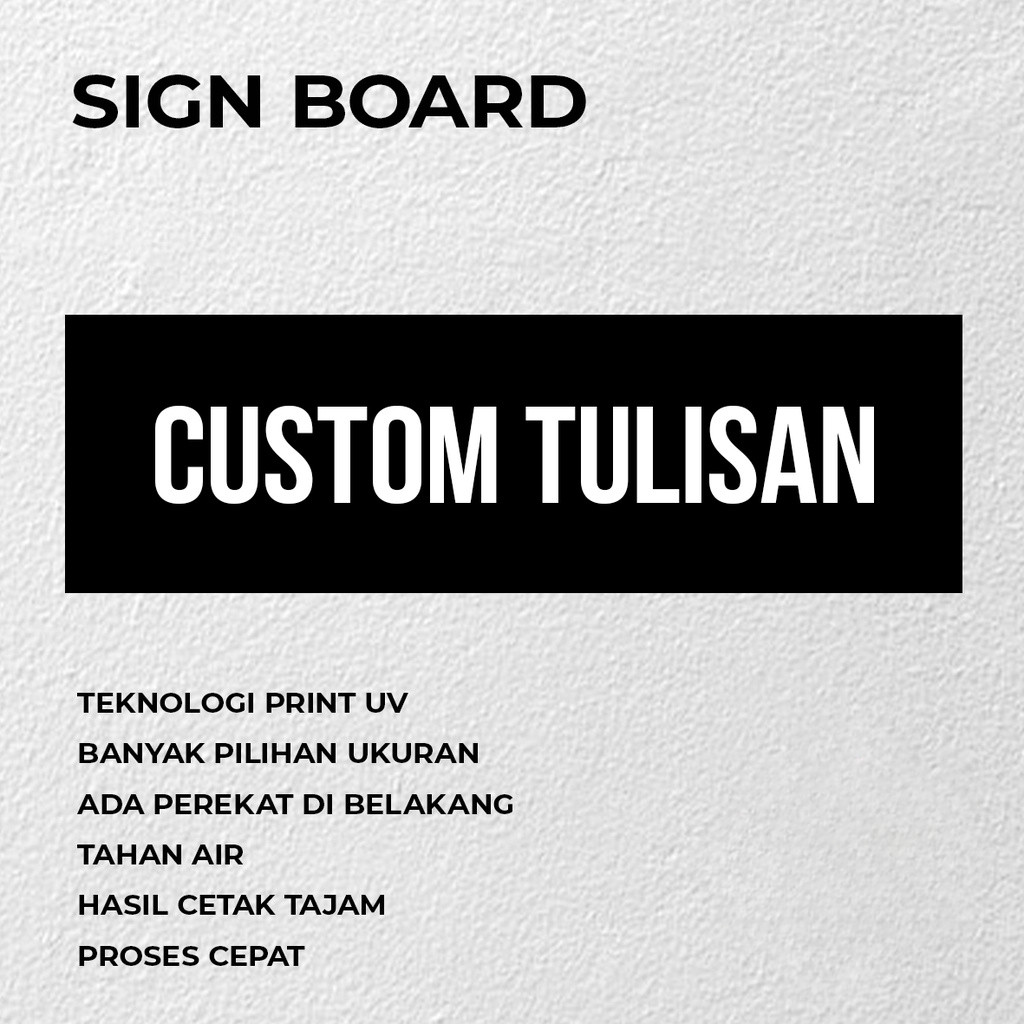 Custom Sign Board Acrylic Room Name Board Print Office Room Nameplate ...