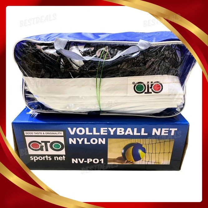 GTO NV-P01 Volleyball Net Nylon | Shopee Philippines