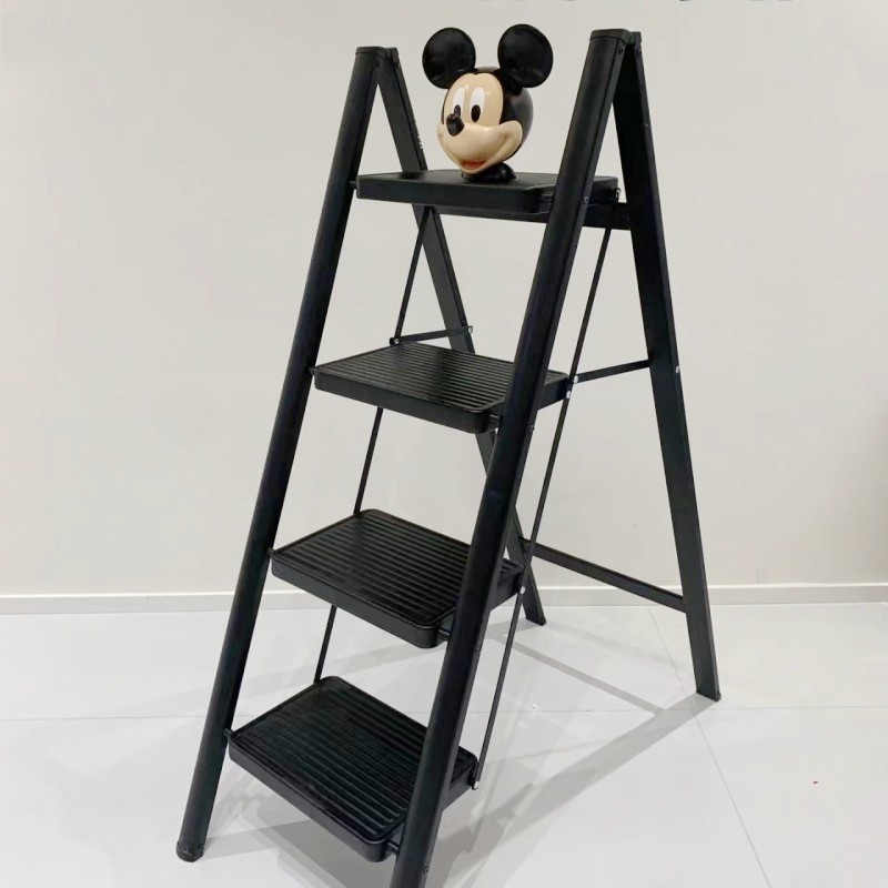 Portable Ladder Folding Thickening Four Trestle Ladder Multi-Function ...