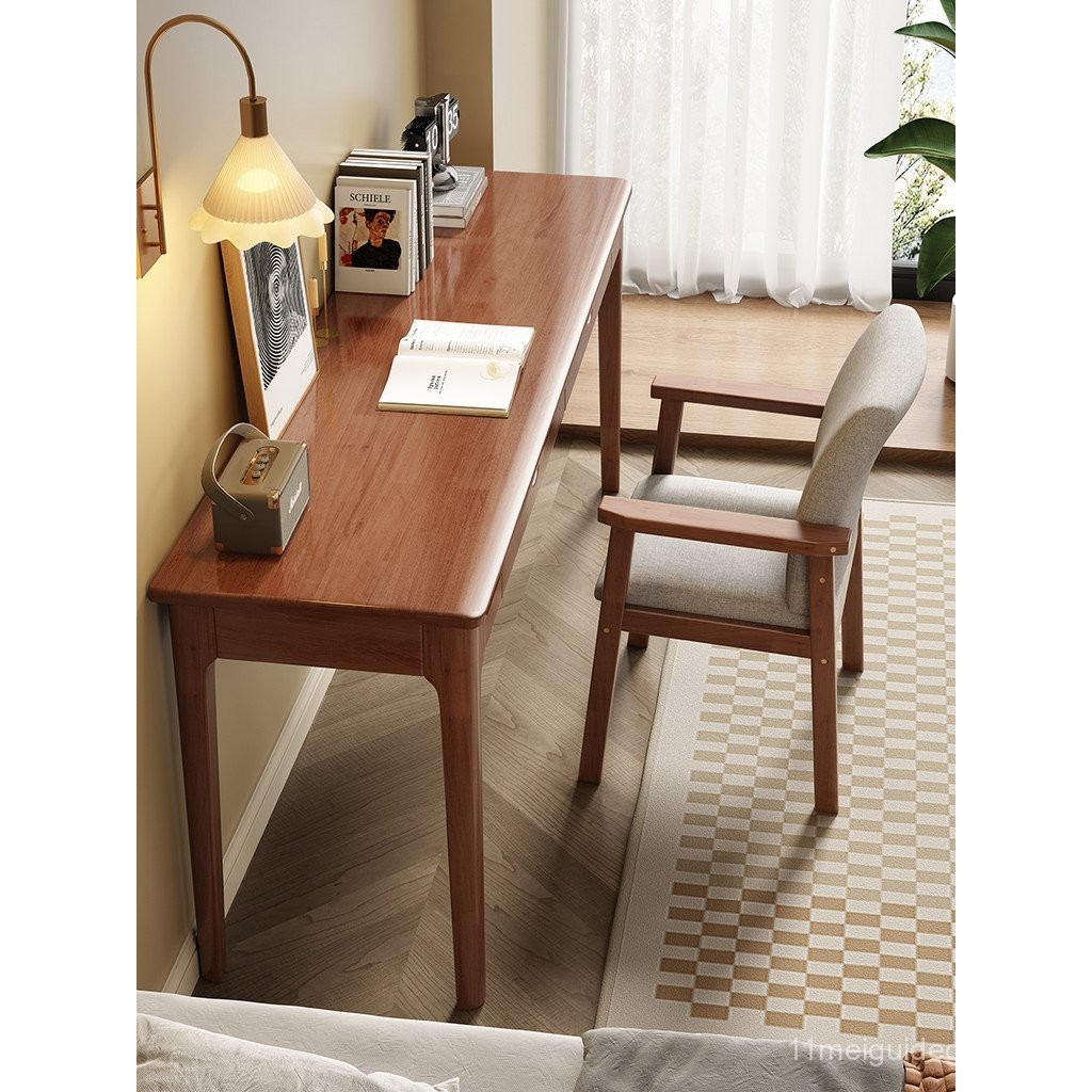 Solid Wood Desk40/45cm Wide and Narrow Table Home Simple Computer Desk ...