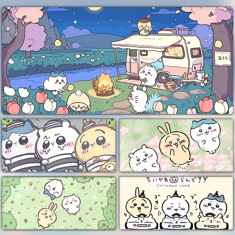 Chiikawa Mouse Pad Large Usagi Cute Cartoon Game Pads Kawaii Hachiware ...
