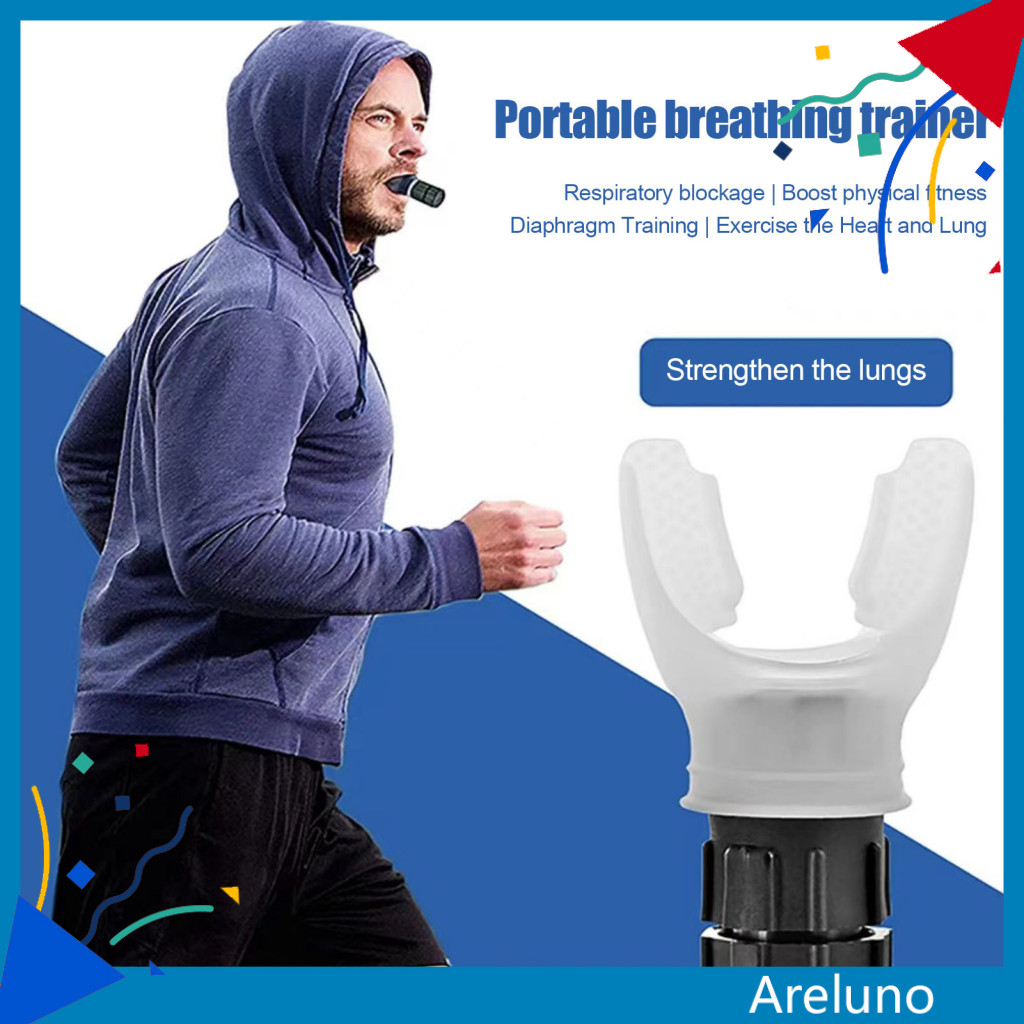 AREL Easy to Use Breathing Exercise Device Silicone Breathing ...