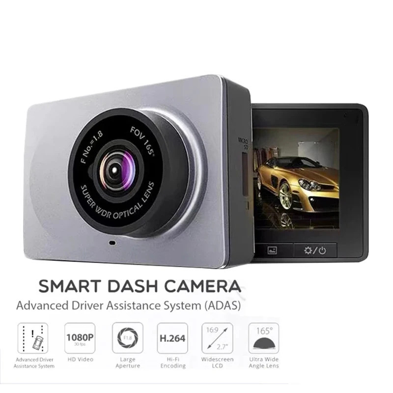 YI Smart DashCam For Car ADAS 2.7 Screen Full HD 1080P Dash Cam with ...