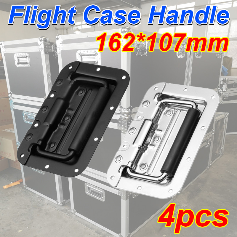 4PCS Aluminium Flight Case Handle 162*107mm Tour Case Metal Handle ...