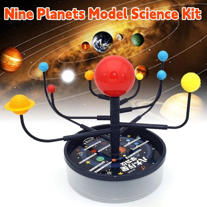 Solar System Nine Planets Model Science Kit DIY Assembly Parent-child ...
