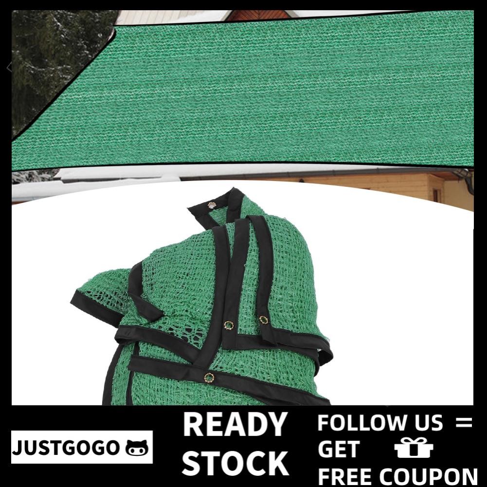 Justgogo Sun Shade Sail Canopy Rectangle Blocks Garden Backyard Outdoor ...